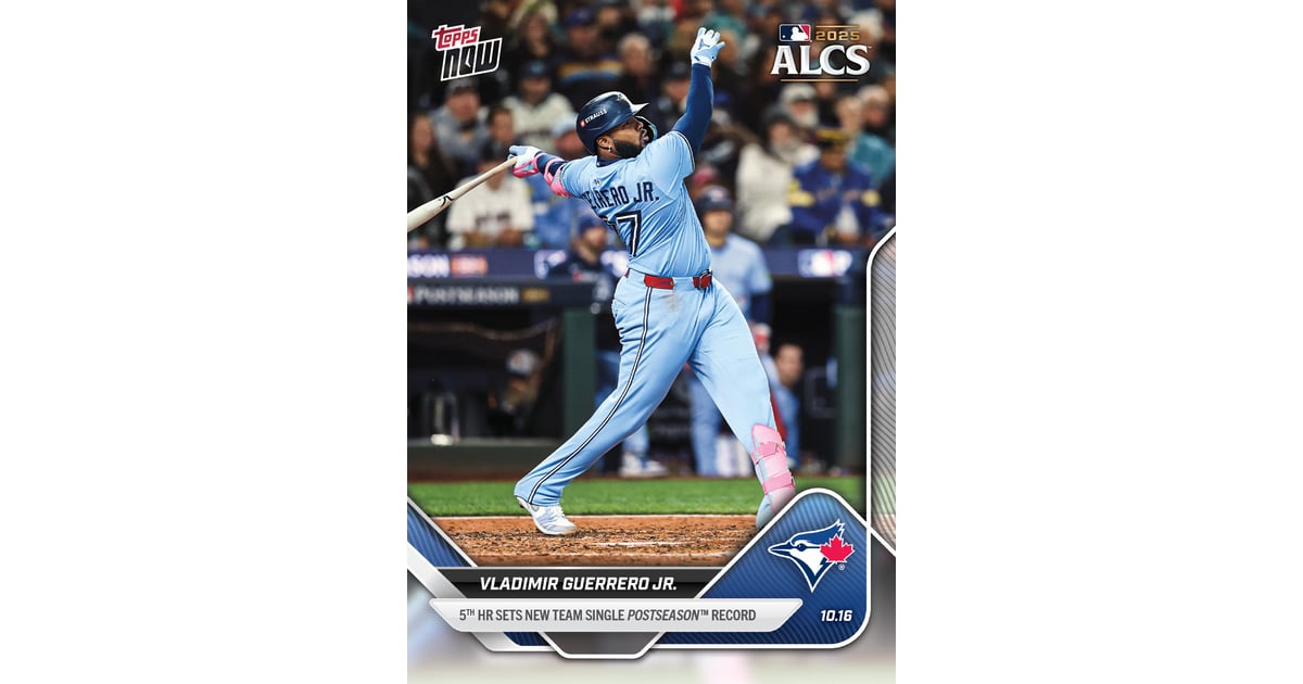 Track Vladimir Guerrero Jr. - 2025 MLB Topps NOW - Card 878 - PR: 1297