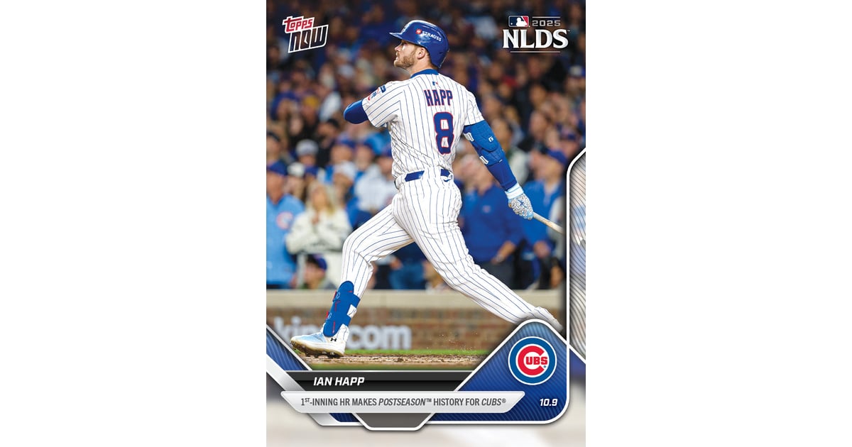 Track Ian Happ - 2025 MLB Topps NOW - Card 848 - PR: 815 at Topps