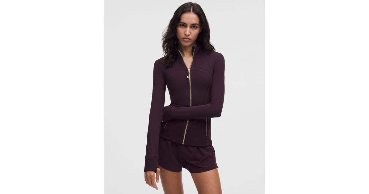 Track Define Jacket *Nulu - Black Plum/Gold/Gold - 10 at Lululemon