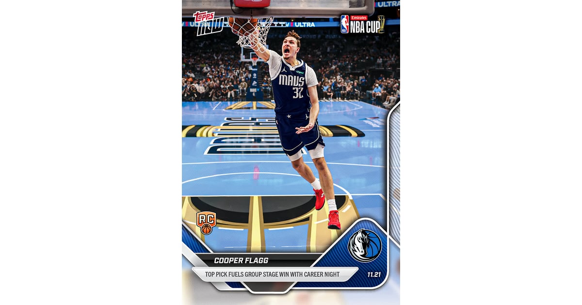 Track Cooper Flagg - 2025-26 NBA Topps NOW - Card 60 at Topps