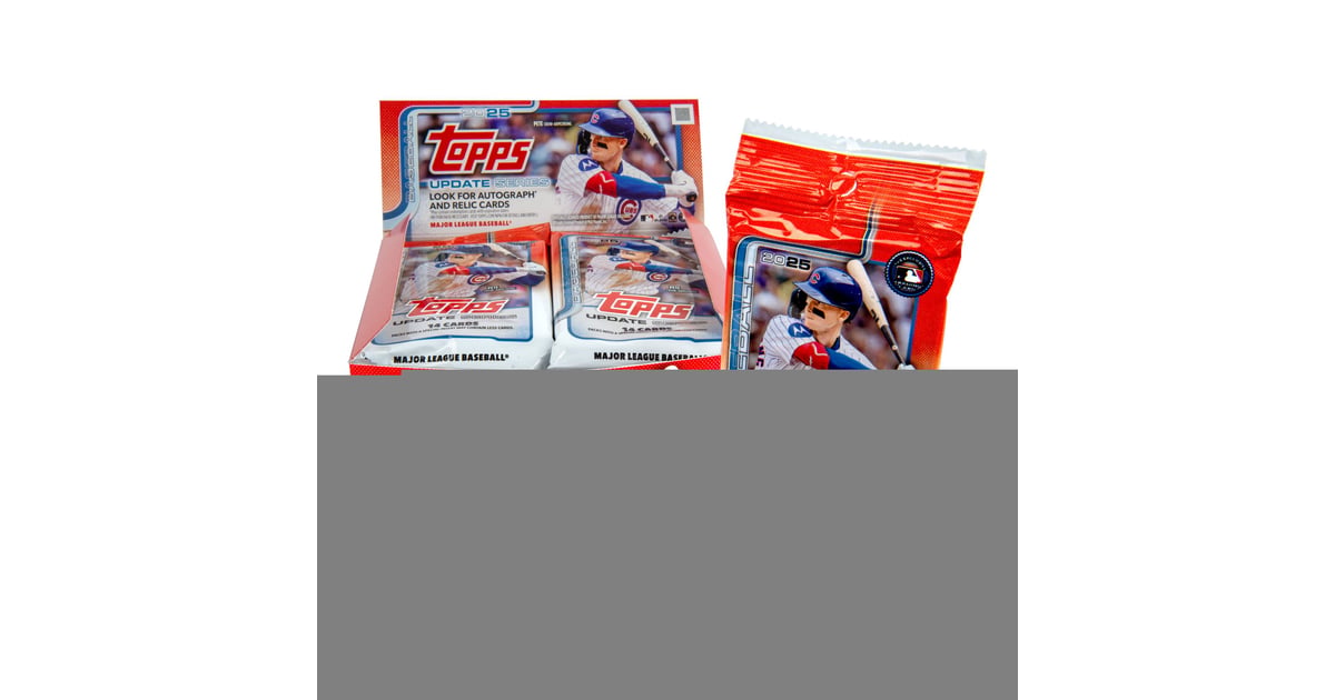 Track 2025 Topps Update Series Baseball Display Box at Walmart