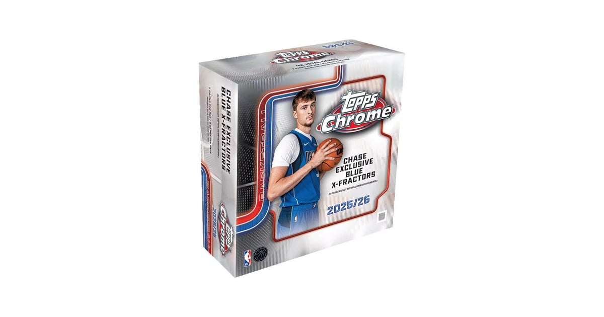 Track 2025-26 Topps NBA Chrome Basketball Mega Box at Target
