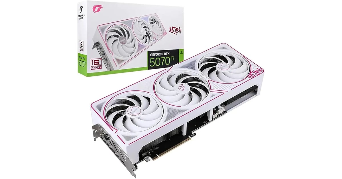 Track Colorful iGame GeForce RTX 5070 Ti Ultra W OC 16GB Graphics Card ...