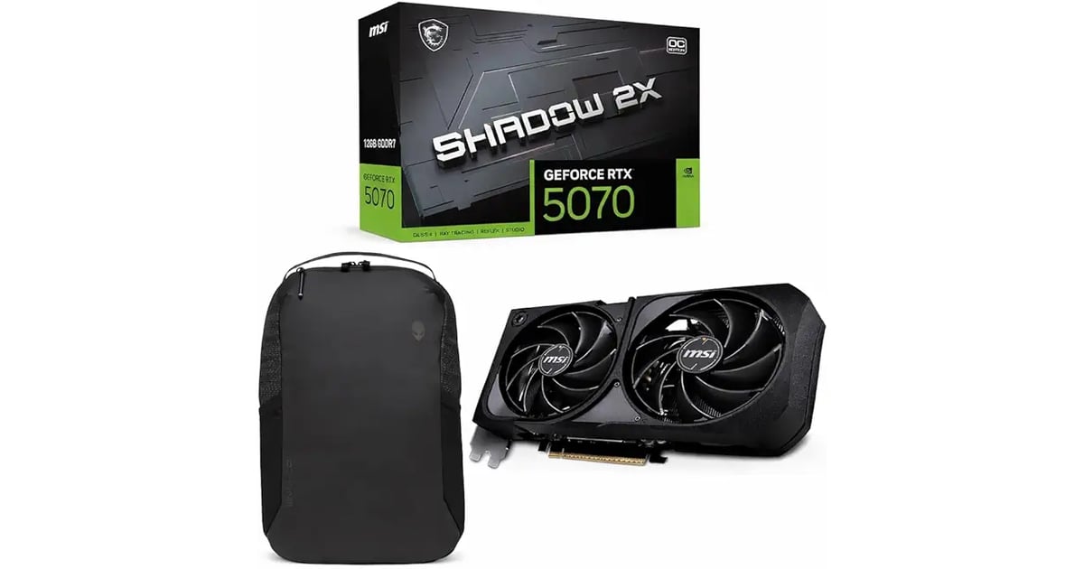 Track msi Gaming RTX 5070 12G Shadow 2X OC Graphics Card (12GB GDDR7,