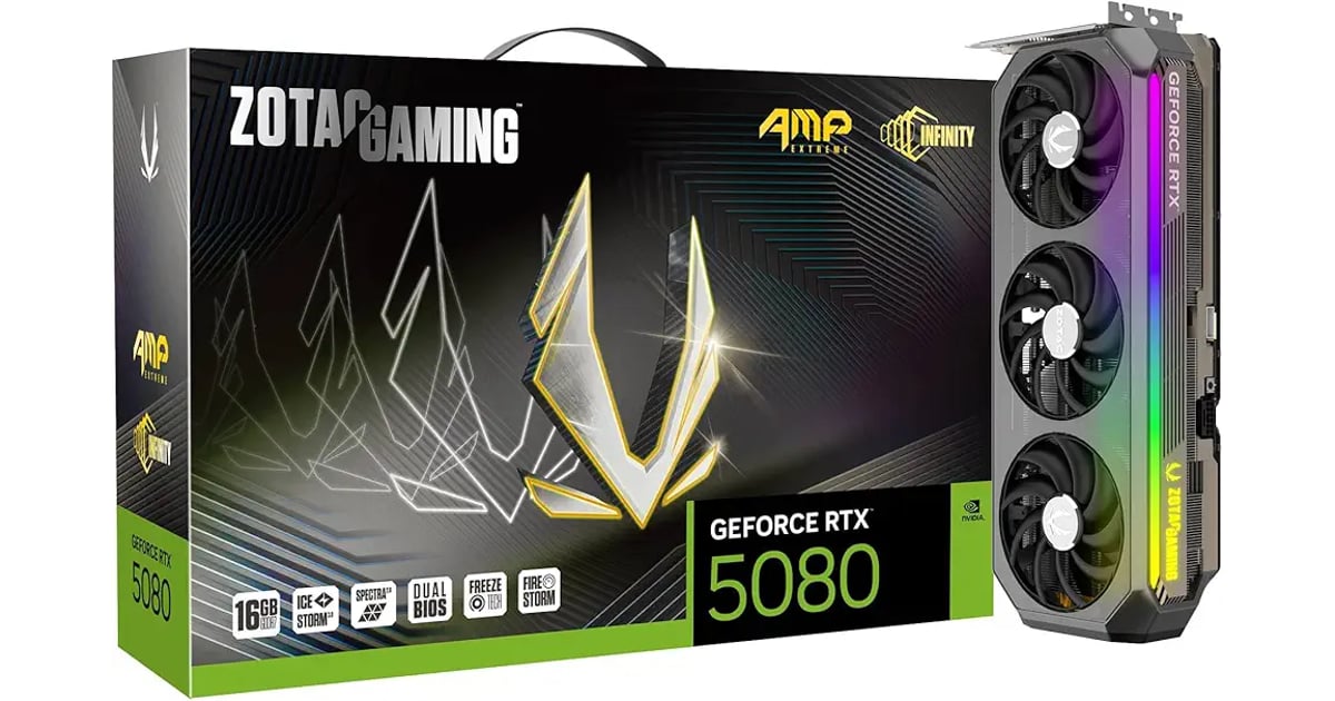 Track ZOTAC Gaming GeForce RTX 5080 AMP Extreme Infinity at Best Buy