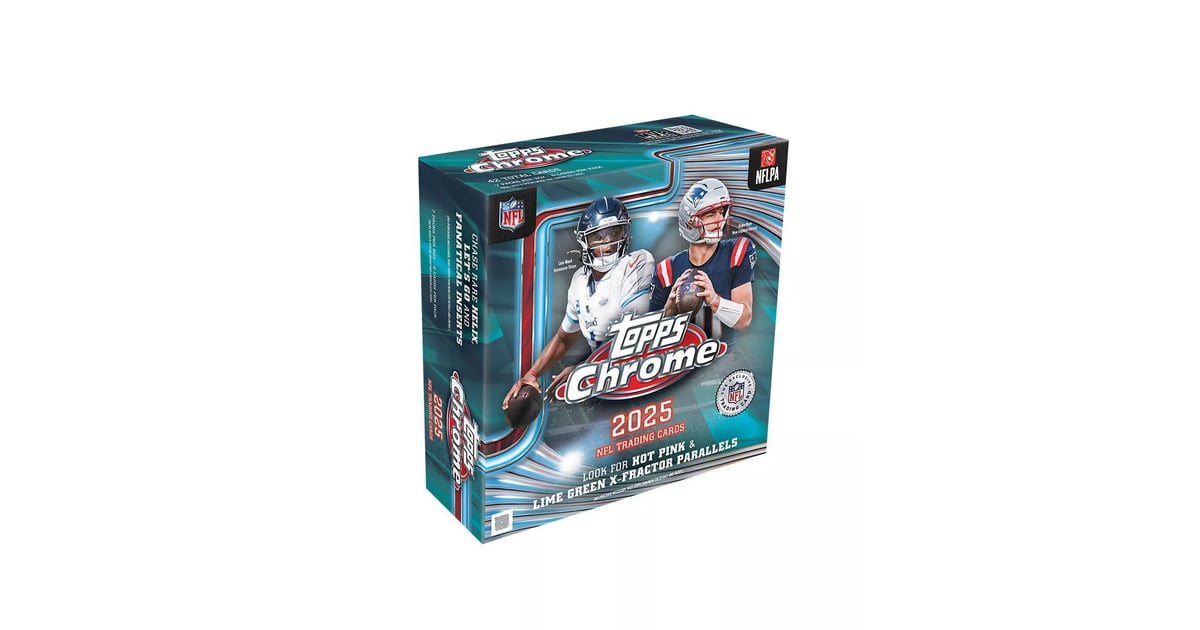 Track 2025 Topps Chrome Football NFL Mega Box at Target