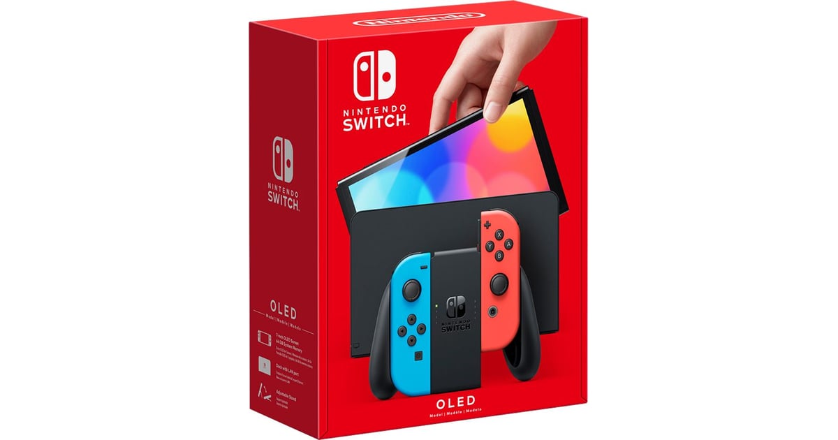 Track Nintendo Switch - OLED - Neon Red/Blue at Best Buy