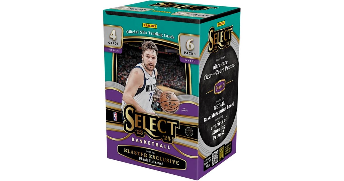 2023-24 Panini Select Basketball NBA Blaster Box In Stock Availability