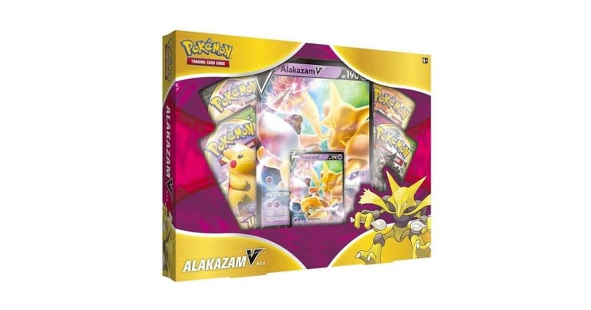 Pokemon Alakazam V Box In Stock Availability and Price Tracking