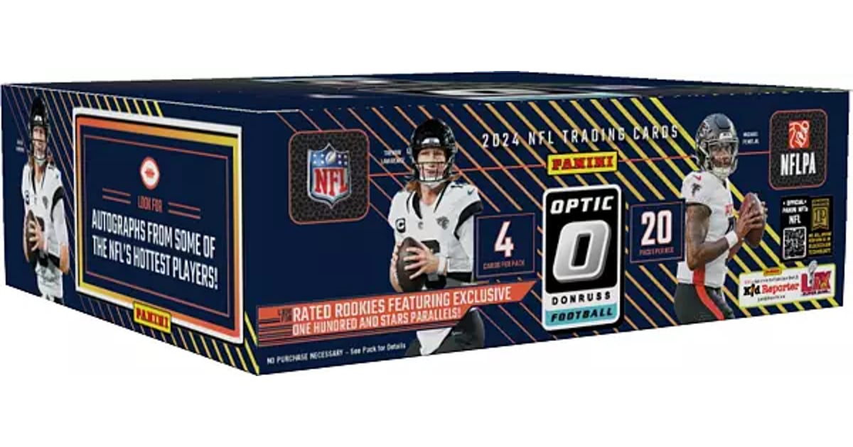 2024 Panini Donruss Optic Football NFL Retail Box In Stock