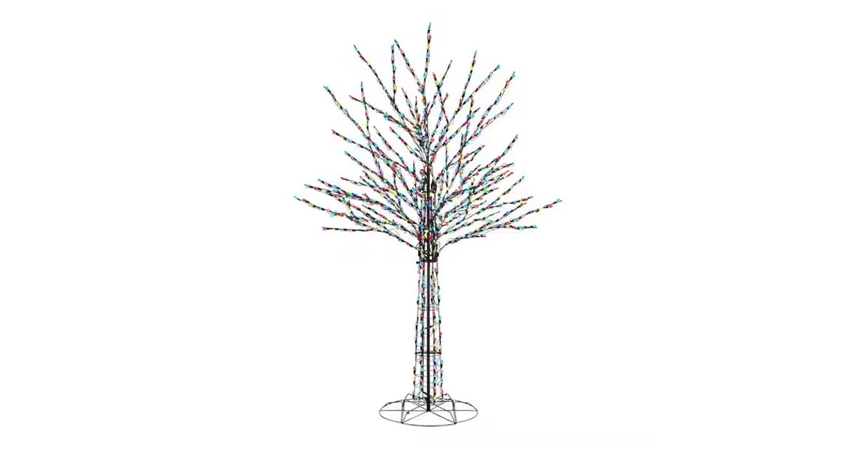 8 ft. Giant-Sized Bare Branch Multi LED Tree In Stock Availability and