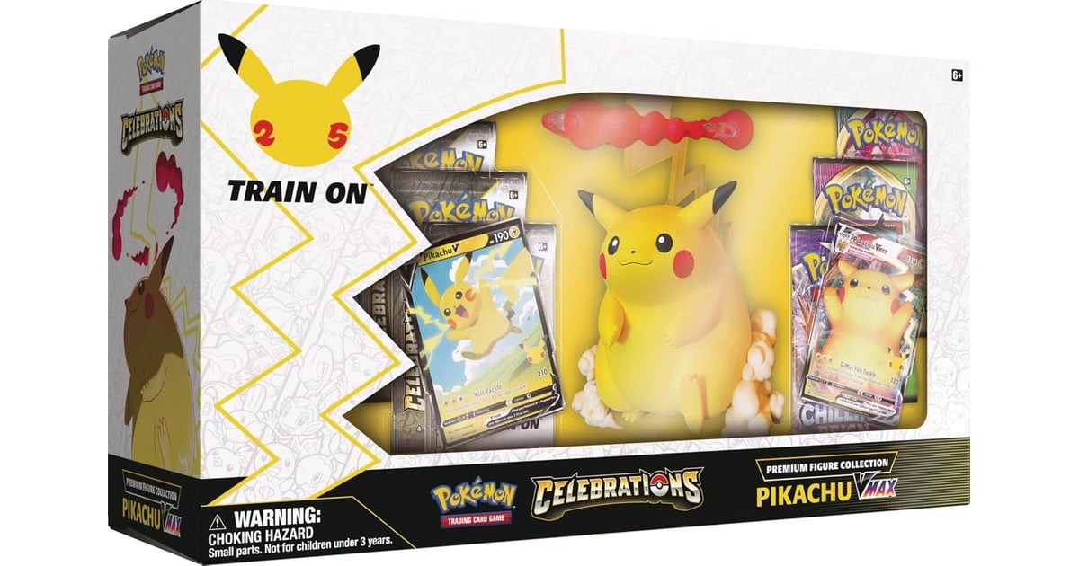 Track Pokemon TCG: Celebrations Premium Figure Collection Pikachu VMAX