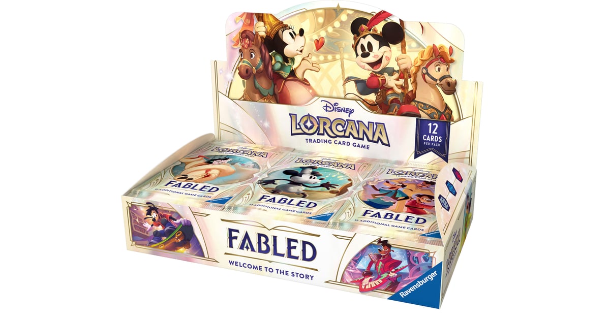 Disney Lorcana Fabled Booster Display Box In Stock Availability and