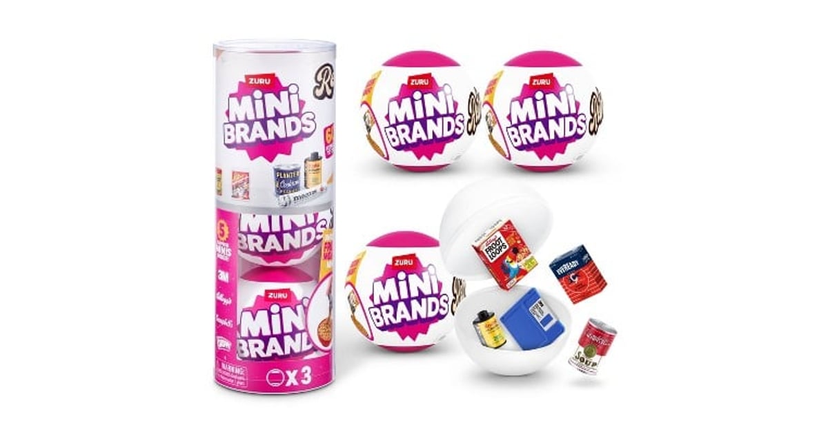 Mini Brands Retro Series 1 Collectible Capsule 3pk In Stock