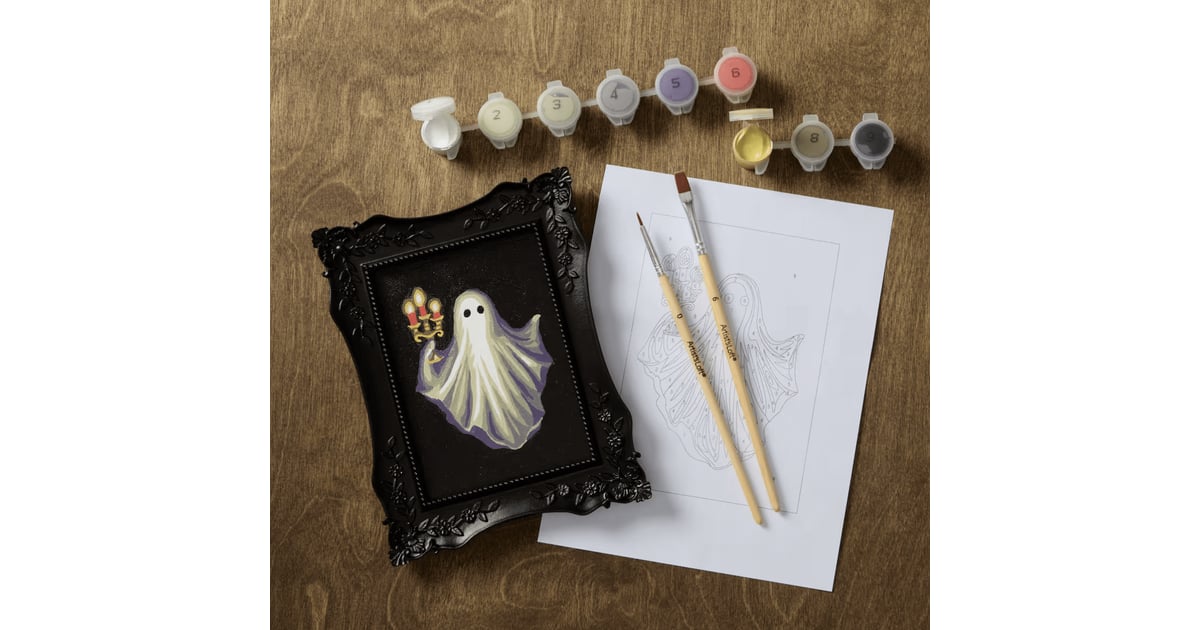 Track Mini Ghost Graveyard Framed Paint-by-Number Kit at Michaels