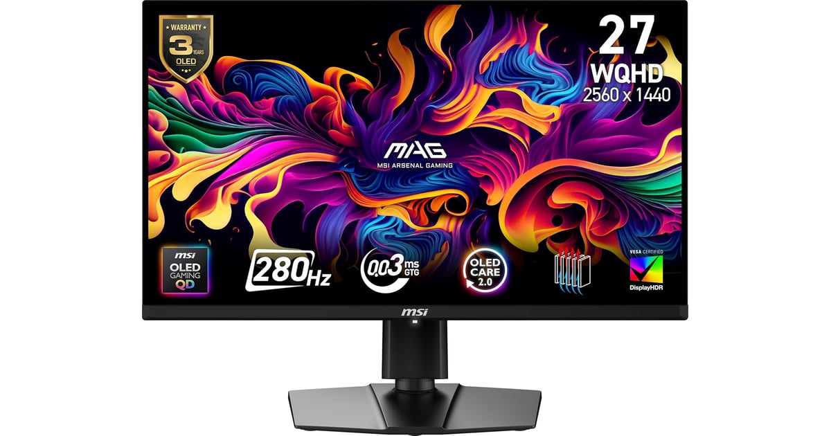 MSI MAG 271QP QD-OLED Monitor In Stock Availability and Price Tracking