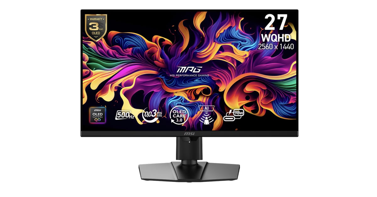 MSI MPG 271QR QD-OLED X50 27" In Stock Availability and Price Tracking
