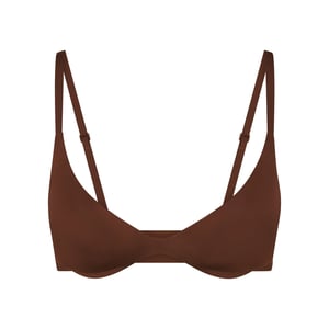 Track Skims Wireless Form Super Push Up Bra - Cocoa - 34 - F at Skims