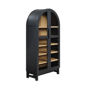 Track Better Homes & Gardens Juliet Solid Wood Frame Arc Cabinet - All