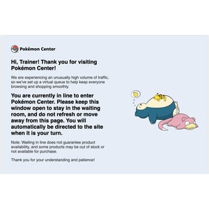Pokemon Center Queue Monitor In Stock Availability and Price Tracking
