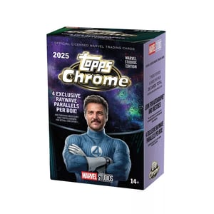 Track 2025 Topps Chrome Marvel Studios Value Box at StockX