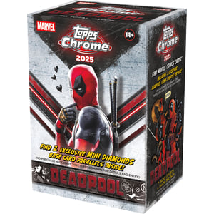 Track 2025 Topps Chrome Deadpool Value Box at Topps