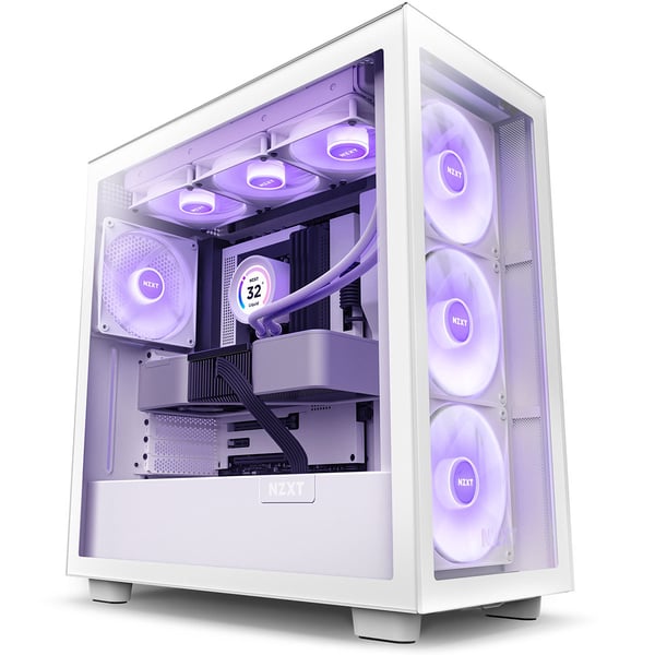 Track NZXT H7 Elite Premium Tempered Glass ATX Mid-Tower Computer Case