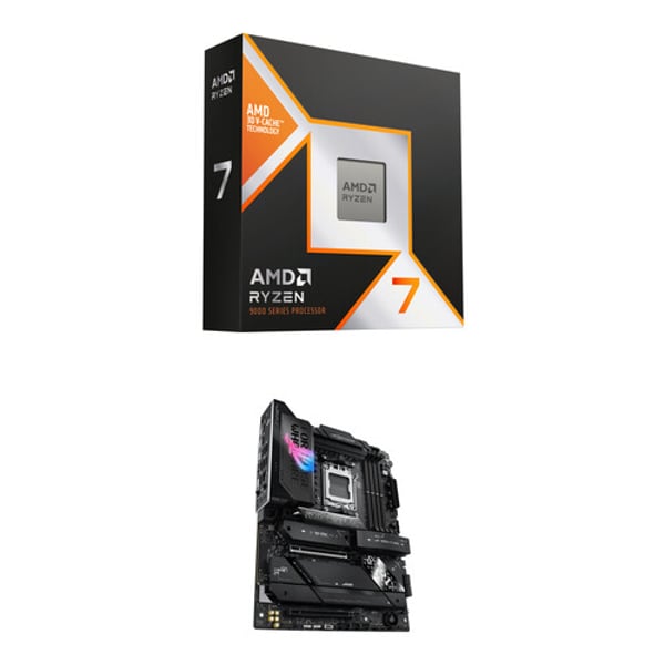 Track AMD Ryzen 7 9800X3D Eight-Core Processor & ROG STRIX X870E-E