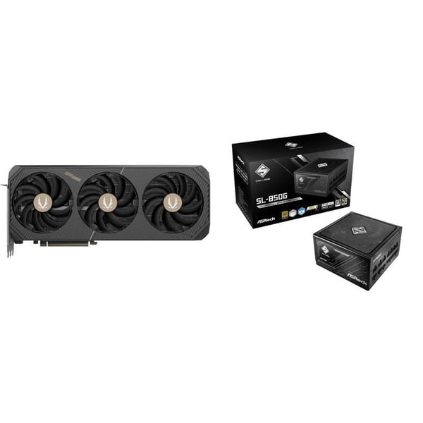 Track GPU PSU Combo - ZOTAC ZT-B50710J-10P Bundle with ASRock SL-850G