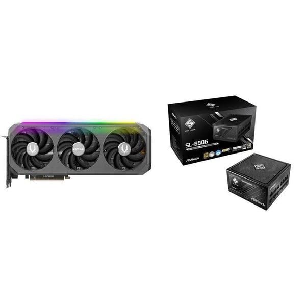 Track GPU PSU Combo - ZOTAC ZT-B50710B-10P Bundle with ASRock SL-850G