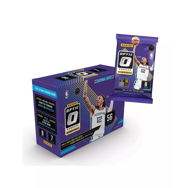 Track 2024-25 Panini NBA Optic Donruss Basketball Mega Box at Target