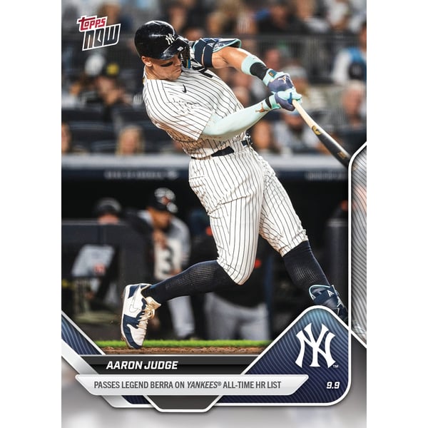 Track Aaron Judge - 2025 MLB Topps NOW - Card 683 at Topps
