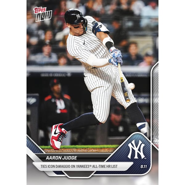 Track Aaron Judge - 2025 MLB Topps NOW - Card 695 at Topps