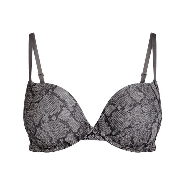 Track Skims Fits Everybody Push Up Bra - Shadow Snake Print - 42 - C