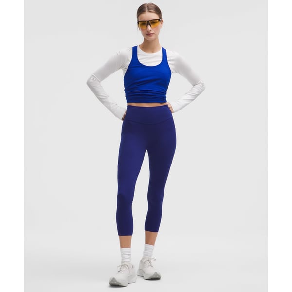 Track Fast and Free High-Rise Crop 23" *5 Pocket - Deep Sea Blue - 10