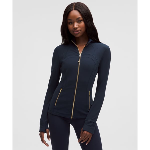Track Define Jacket *Nulu - True Navy/Gold/Gold - 6 at Lululemon