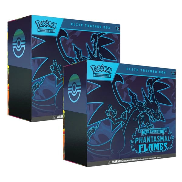 Track Pokemon ME2 Phantasmal Flames Elite Trainer Boxes 2-Pack at