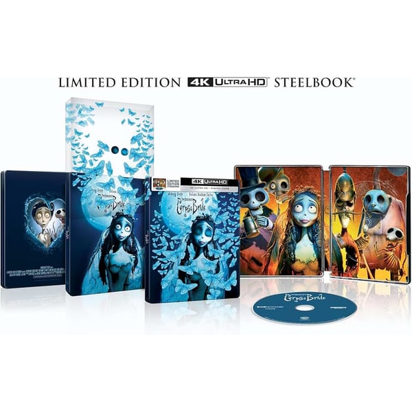 Track Tim Burton's Corpse Bride - Limited Edition Steelbook (4K Ultra