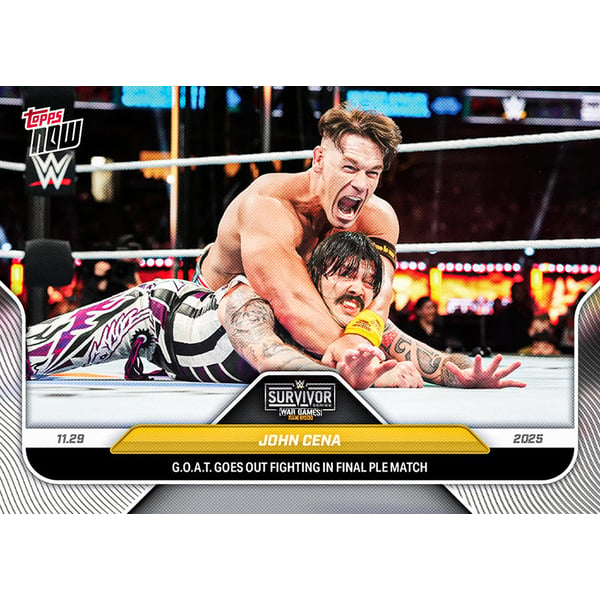 Track John Cena - 2025 WWE Topps NOW - Card 131 at Topps