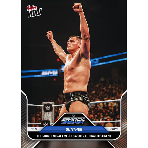 Track Gunther - 2025 WWE Topps NOW - Card 133 at Topps