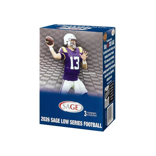 Track 2026 Sage Low Series Football Trading Card Blaster Box at Target