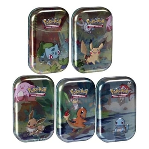 Pokemon Kanto Friends Mini Tin In Stock Availability and Price