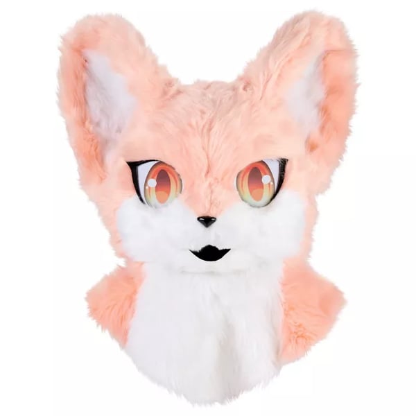 Track Halloween Deluxe Pink Furry Full Mask at Spirit Halloween