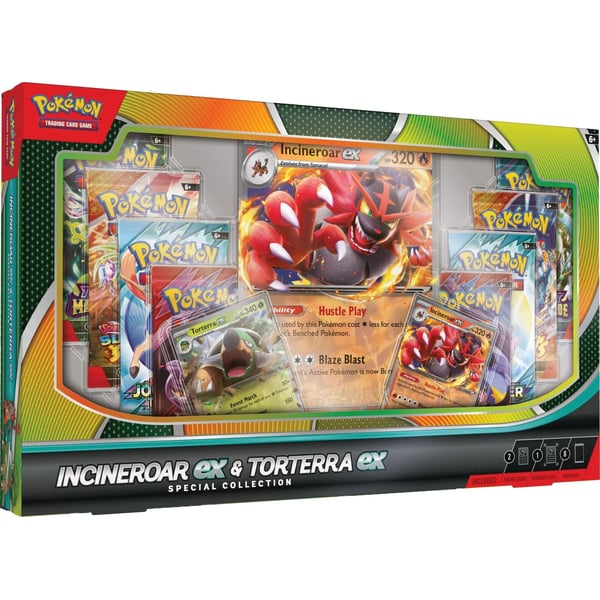 Pokemon Incineroar ex & Torterra ex Special Collection In Stock