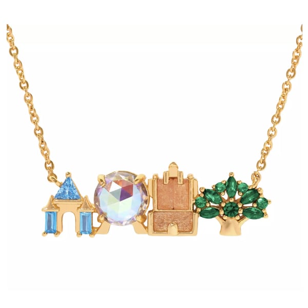 Track Walt Disney World Attractions Necklace by Girls Crew at Disney